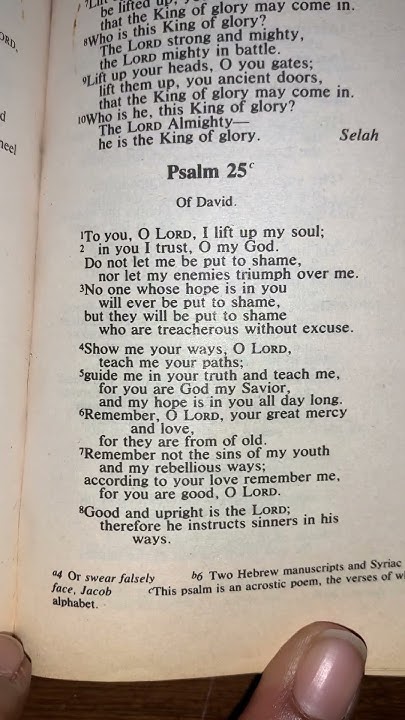 Let’s Read Together ️ Holy Bible page 311 Book of Psalms | NIV | Pause to Read - YouTube