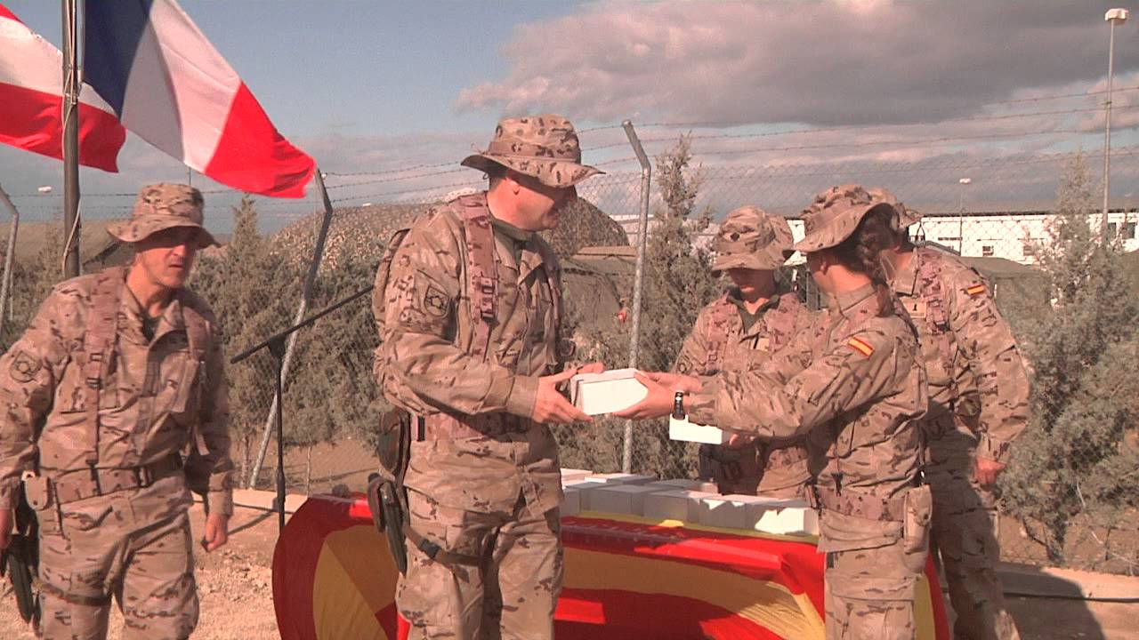 541st Engineers Join Spanish Engineers in Closing Ceremony - YouTube