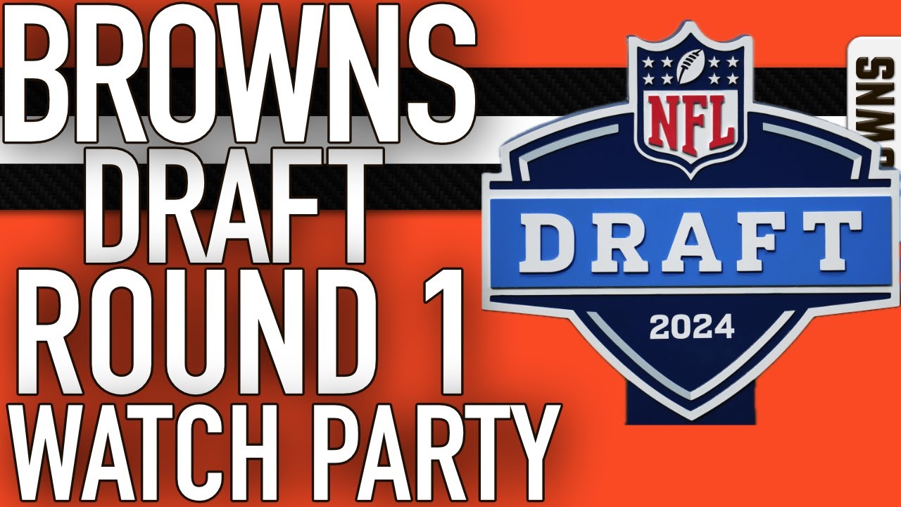 BROWNS DRAFT DAY 1 WATCH PARTY !!!! - YouTube