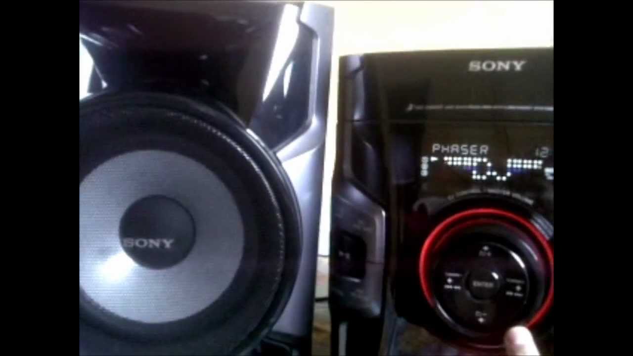 SONY MHC-GPX5 PARTE 1 - YouTube