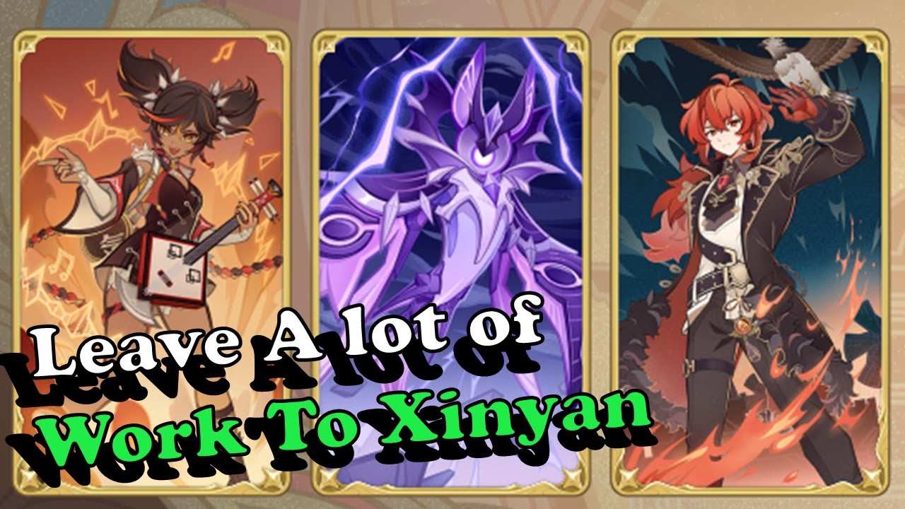 Xinyan All In with Electro Manifestation and Diluc deck | TCG Genshin ...