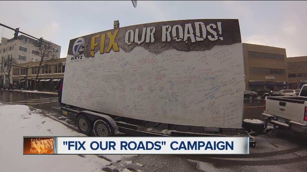 Fix Our Roads campaign - YouTube