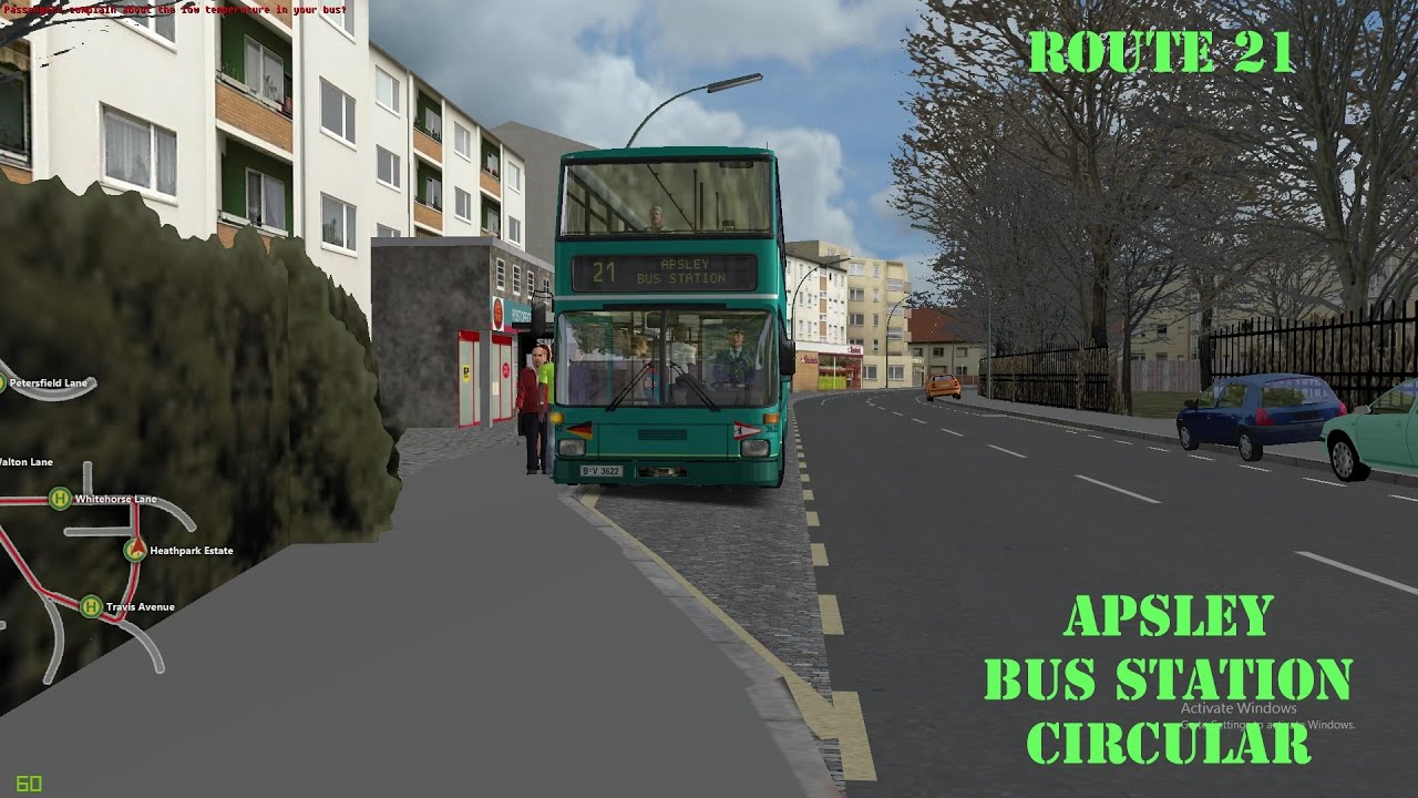 Omsi 2 Bowdenham V4- 21 Aplsey Bus Station Circular (AntiClockwise ...