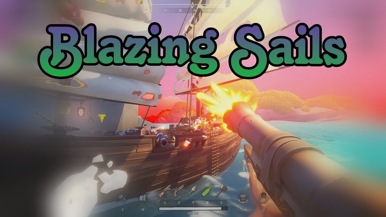 |Морской бой, не поделили берега|#blazingsails| - YouTube