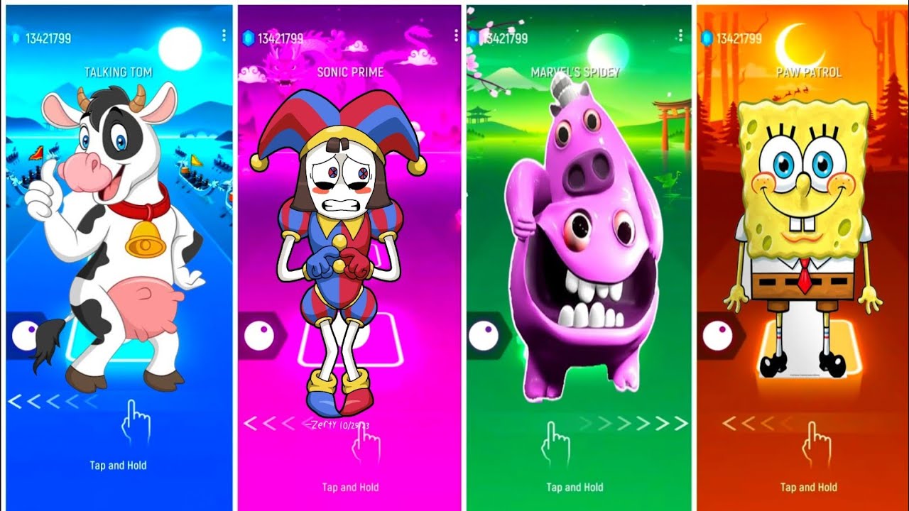 FUNNY_COW🆚The_Amazing_Digital_Circus🆚CHEF_PIGSTER🆚SpongeBob_SquarePants ...