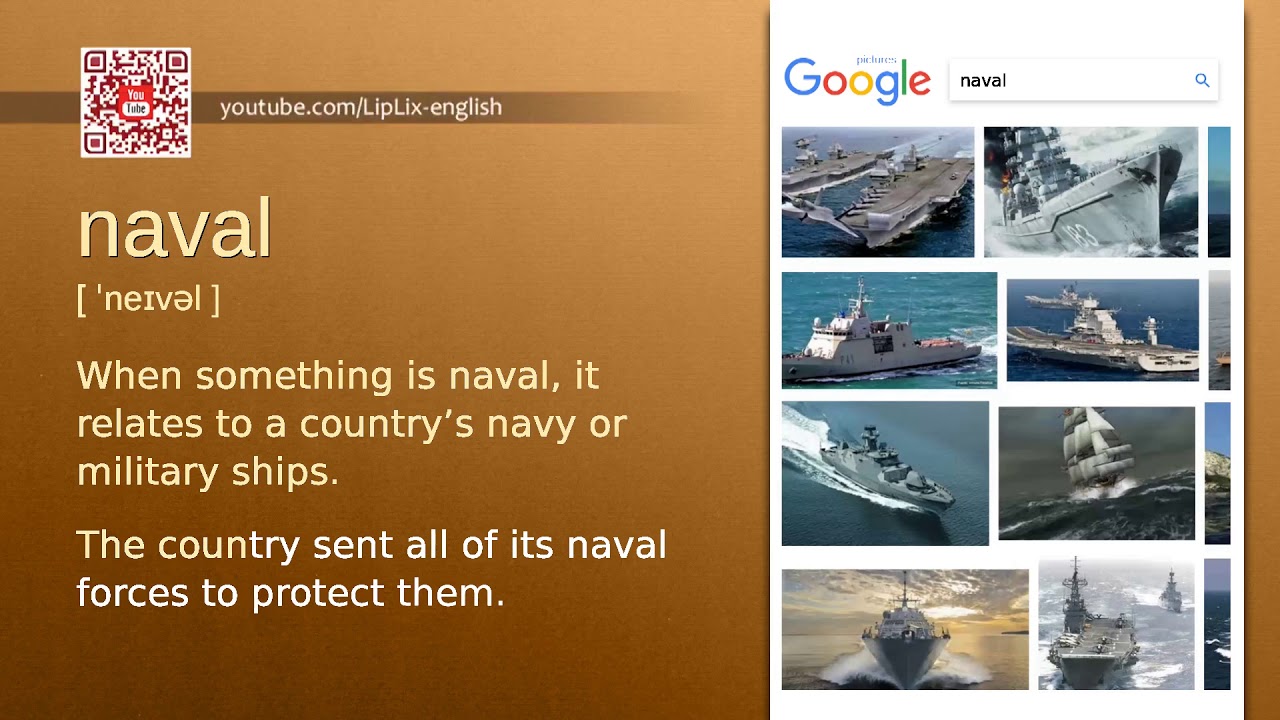 Naval : C2 level english vocabulary lesson, www.LipLix.com - YouTube