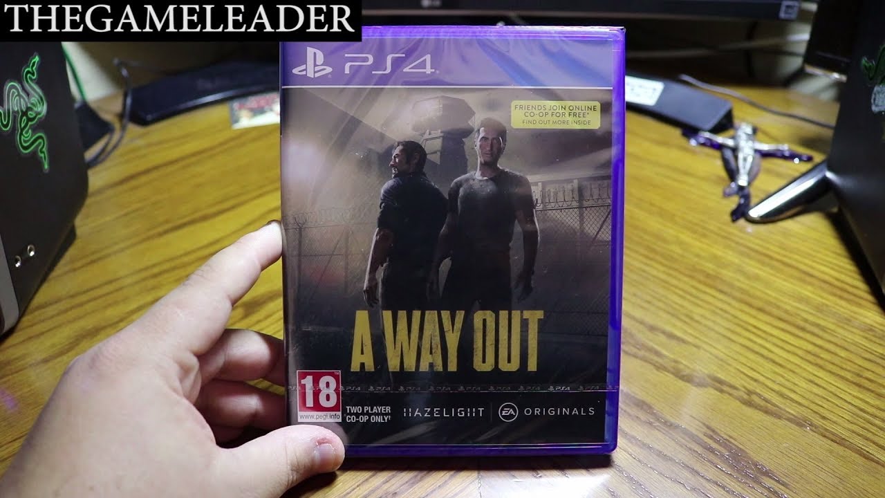 A Way Out (PS4) - Unboxing - YouTube
