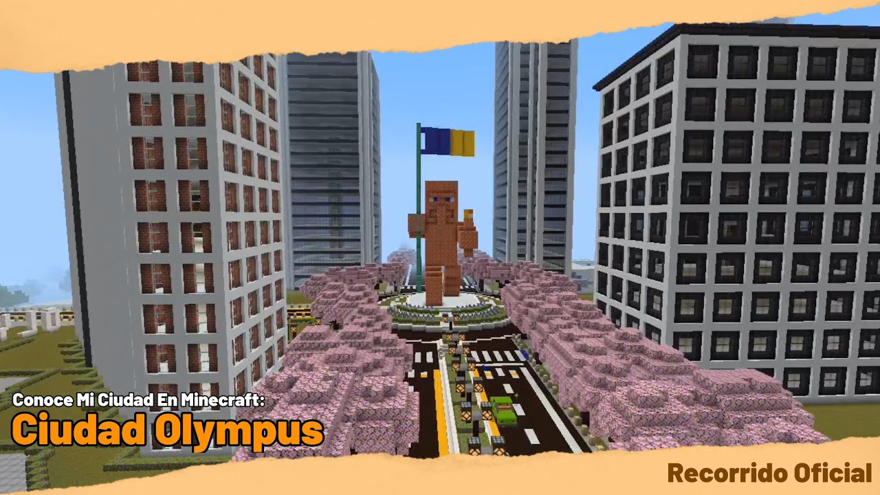 Conoce mi ciudad en Minecraft - Ciudad Olympus - alteño vlogs - YouTube