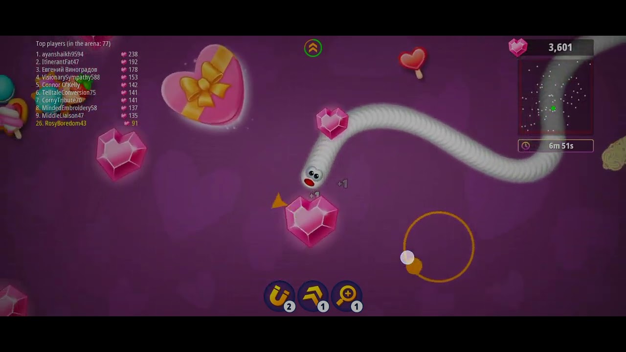 Worms zone valentine day special - YouTube