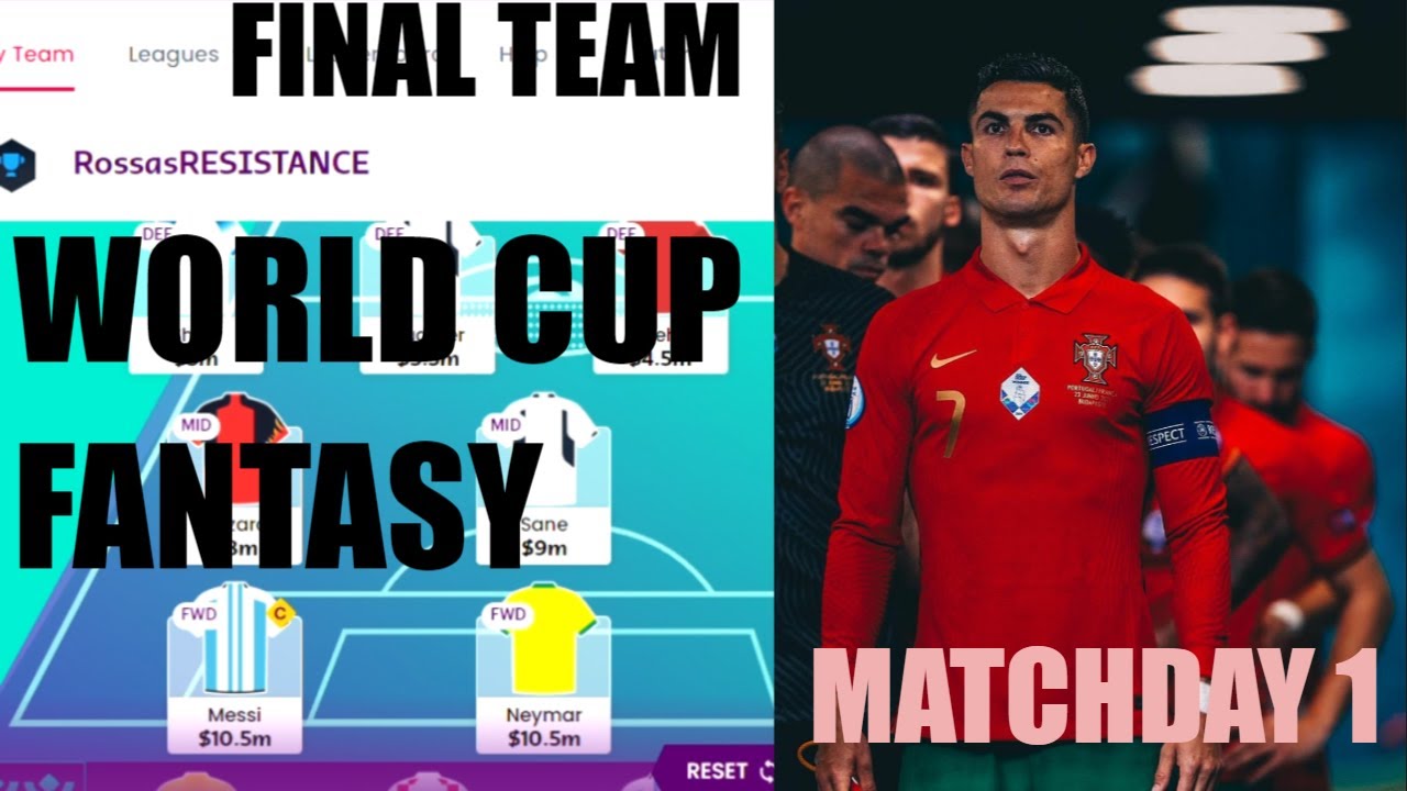 RONALDO REMONTADA? | MATCHDAY 1 FINAL TEAM | The Resistance Begins ...