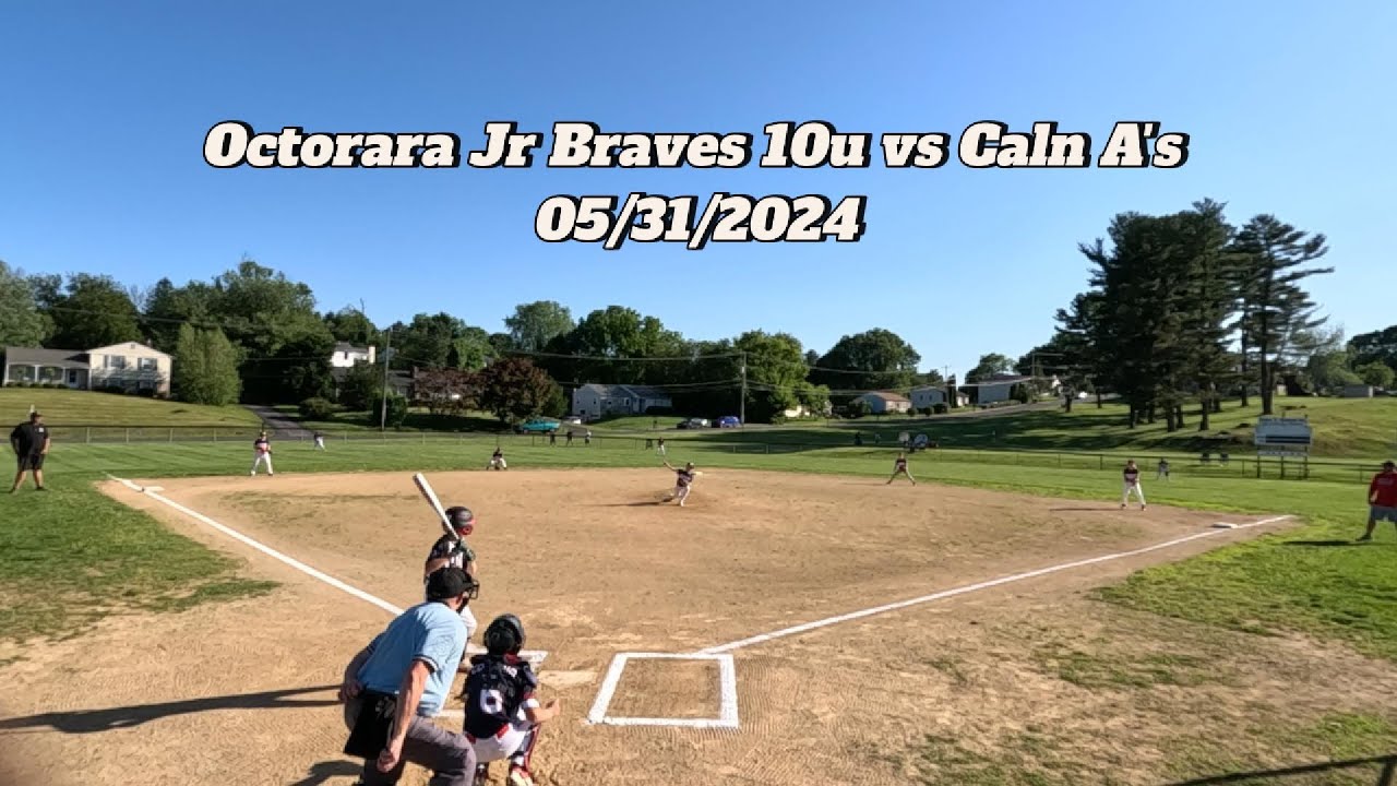 Octorara Jr Braves 10u vs Caln A's - YouTube