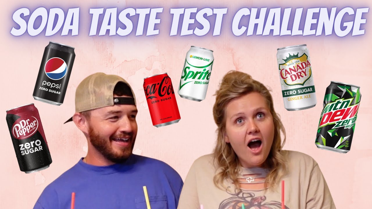 Soda Taste Test Challenge (Taylor VS Cassidy) | T&C Vlogs - YouTube