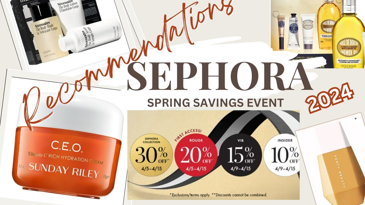 SEPHORA SALE RECOMMENDATIONS | Sephora Spring Savings Event 2024 ...