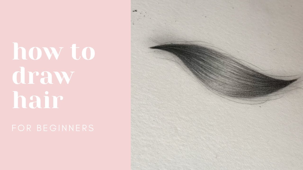Super easy HAIR DRAWING TUTORIAL for BEGINNERS - YouTube