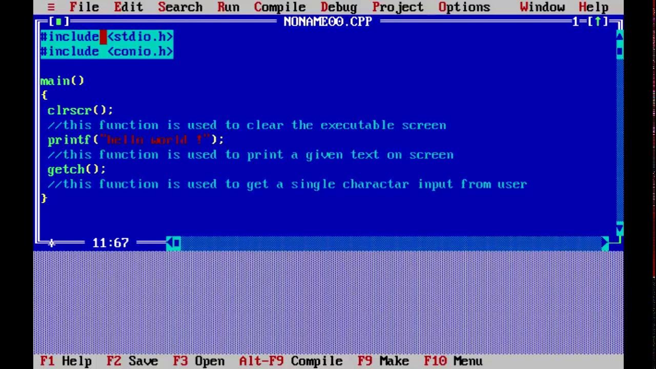 C Programming Tutorial #1{Hello world} - YouTube