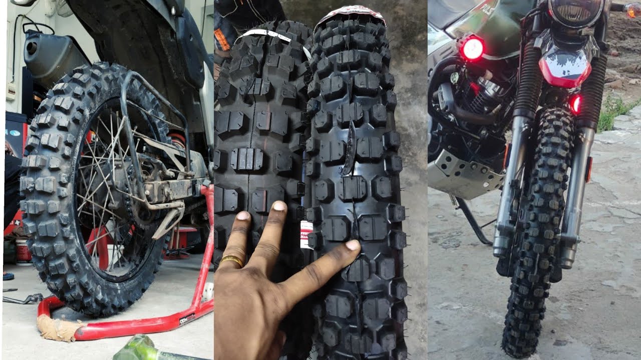 New Off Road Tyres Installed on Hero Xpulse 200| Shipping Available ...
