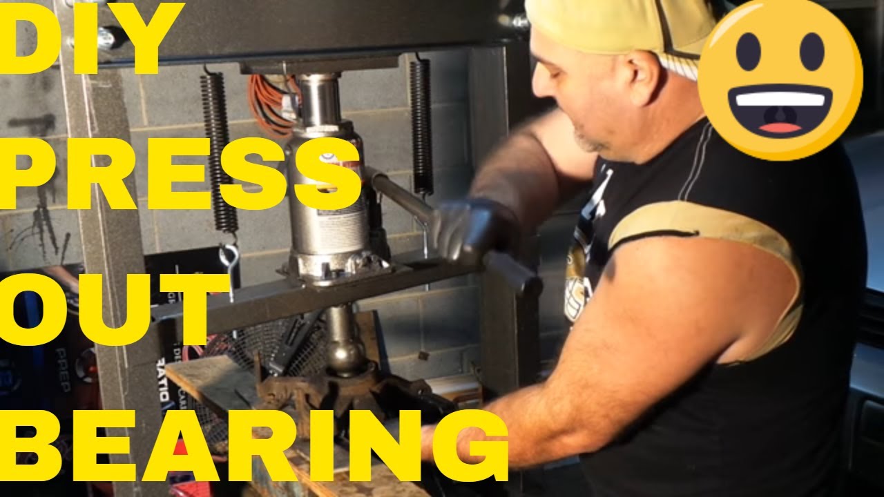 Press Out Wheel Bearing - YouTube