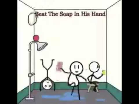 Beat the soap in his hand - YouTube