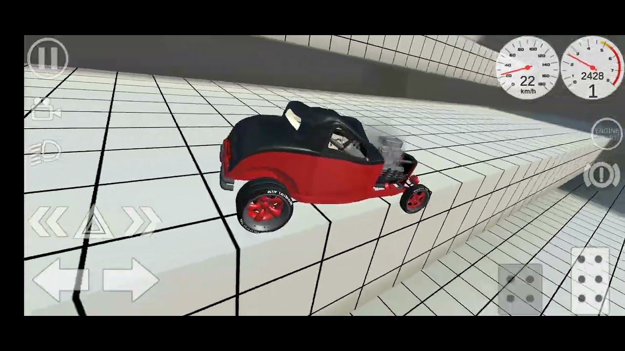 hot rod mod | simple car crash physics simulator - YouTube