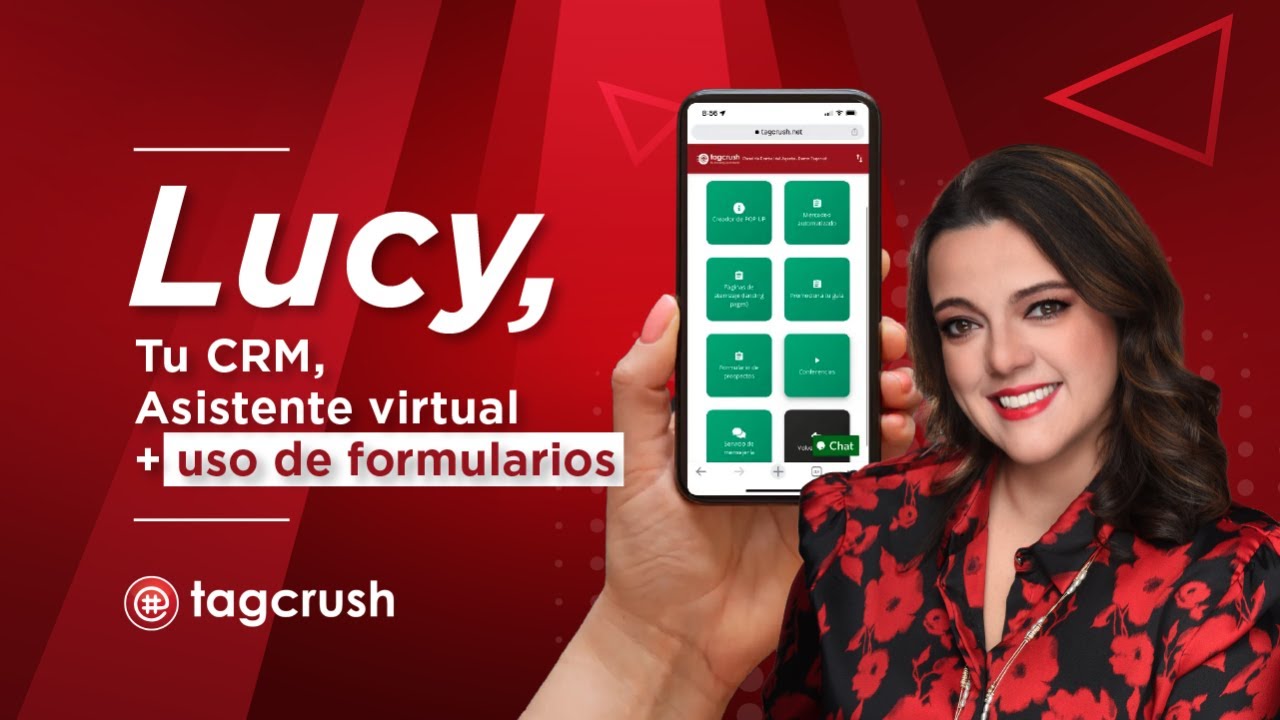 LUCY, Tu CRM, Asistente virtual + uso de formularios - YouTube