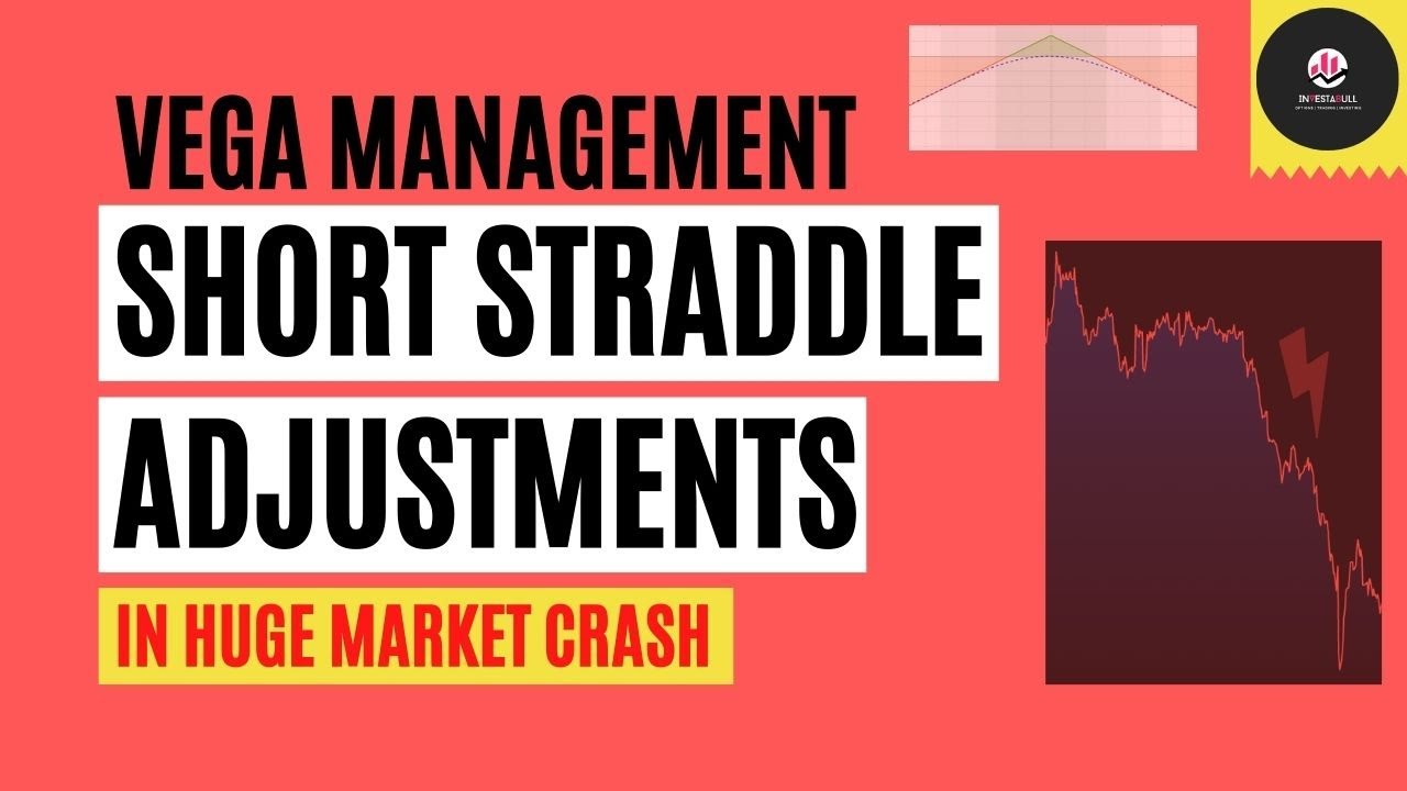 Straddle Adjustments In Huge Market Crash | Vega Management in Option ...