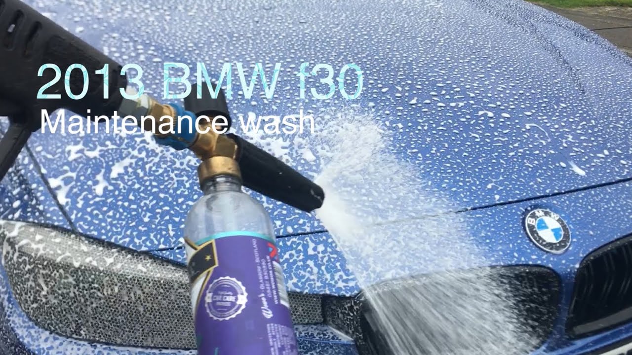 2013 BMW f30 | maintenance wash | spoiling the car with a lavish wash ...