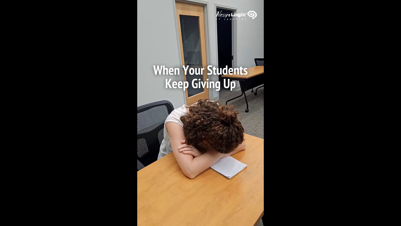 When Your Students Keep Giving Up - YouTube