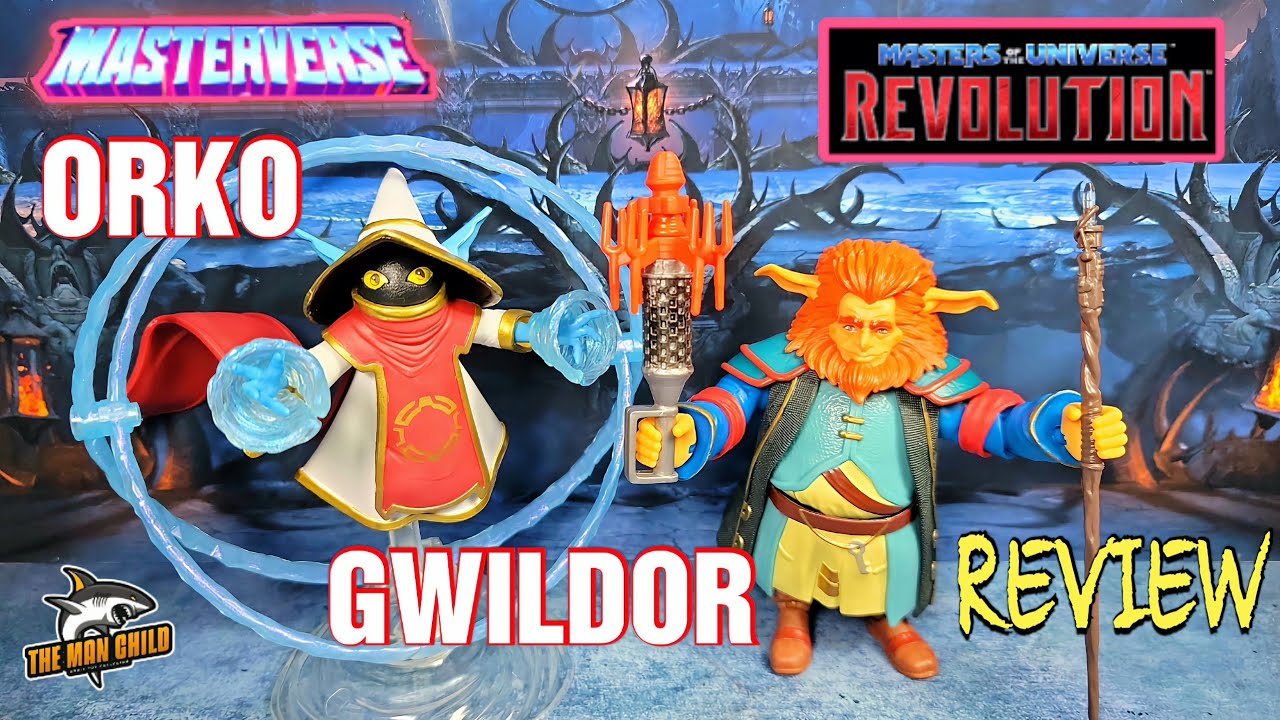 Masters of the Universe Masterverse Orko & Gwildor Exclusive Two pack ...
