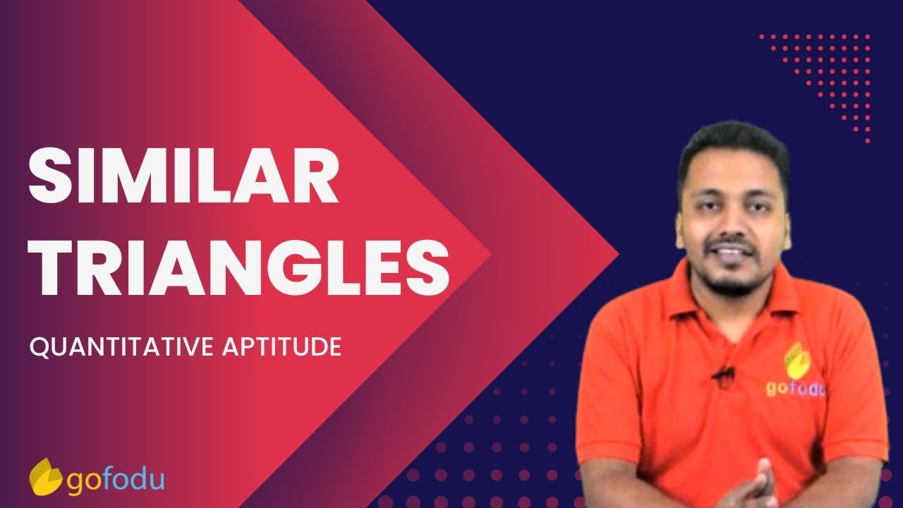 Similar Triangles: Geometry Concepts | Quantitative Aptitude Series ...
