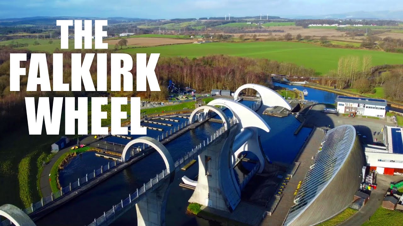 The Falkirk Wheel : Drone flight - YouTube