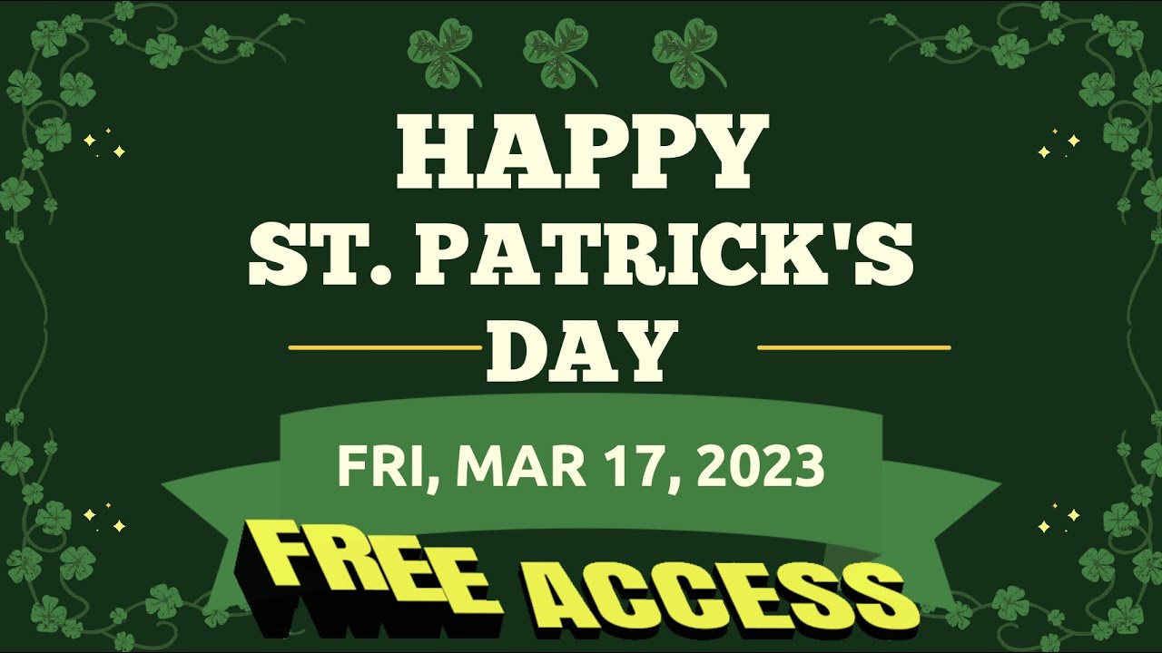 St Patrick's Day, Friday, March 17, 2023 | PDF Download - Christian ...