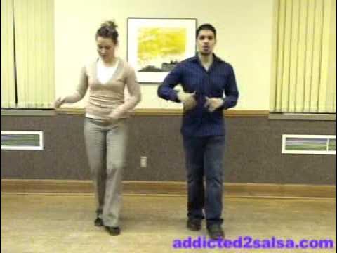 Salsa Dance Basic Steps Lesson - YouTube