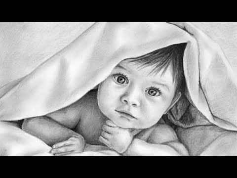 How to draw a cute baby boy || Easy way to draw a cute baby boy ...