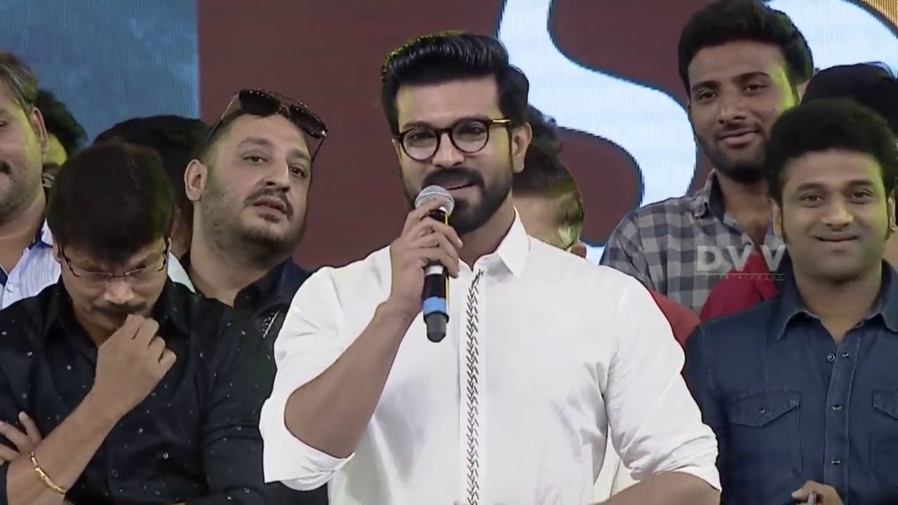 RAMCHARAN SPEECH For VINAYA VIDHYA RAMA || PRE RELEASE EVENT - YouTube