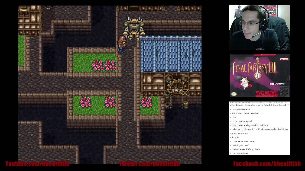 Let's Play Final Fantasy 3 (SNES) Part 6 - Locke's Scenario and Meeting ...