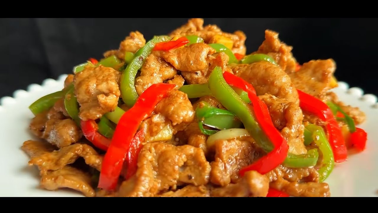 😋🥩 Stirring Beef Recipe with Bell Peppers | Chinese Recipe - YouTube