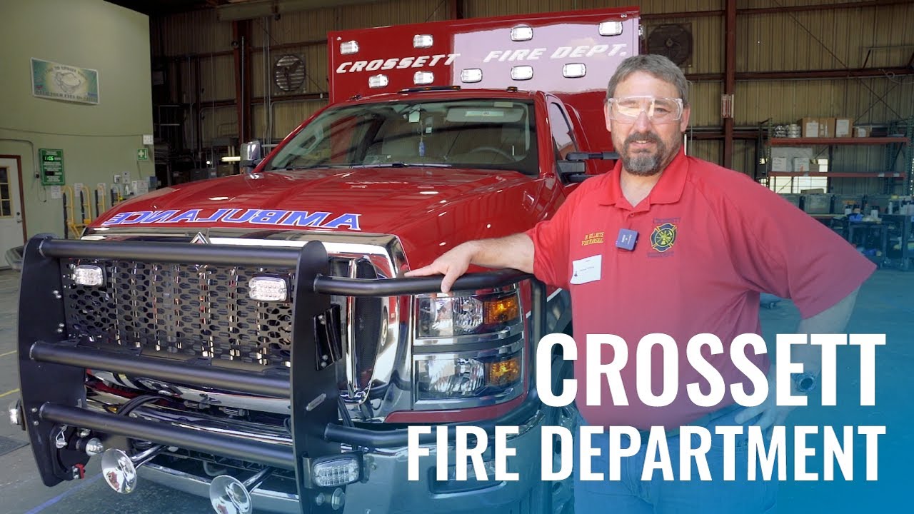 Custom Emergency Vehicle Tour with Crossett Fire Department! - YouTube