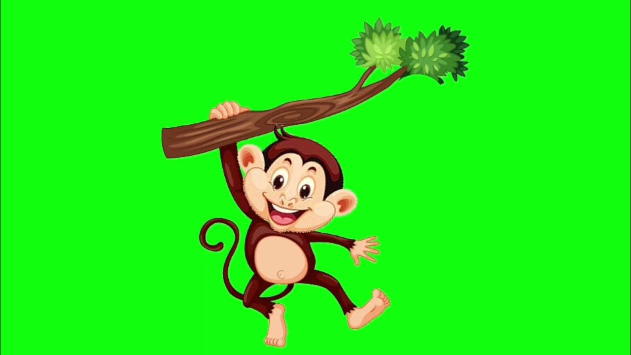 Animated green screen Monkey-5🐵🐒| No copyright | Animation World - YouTube