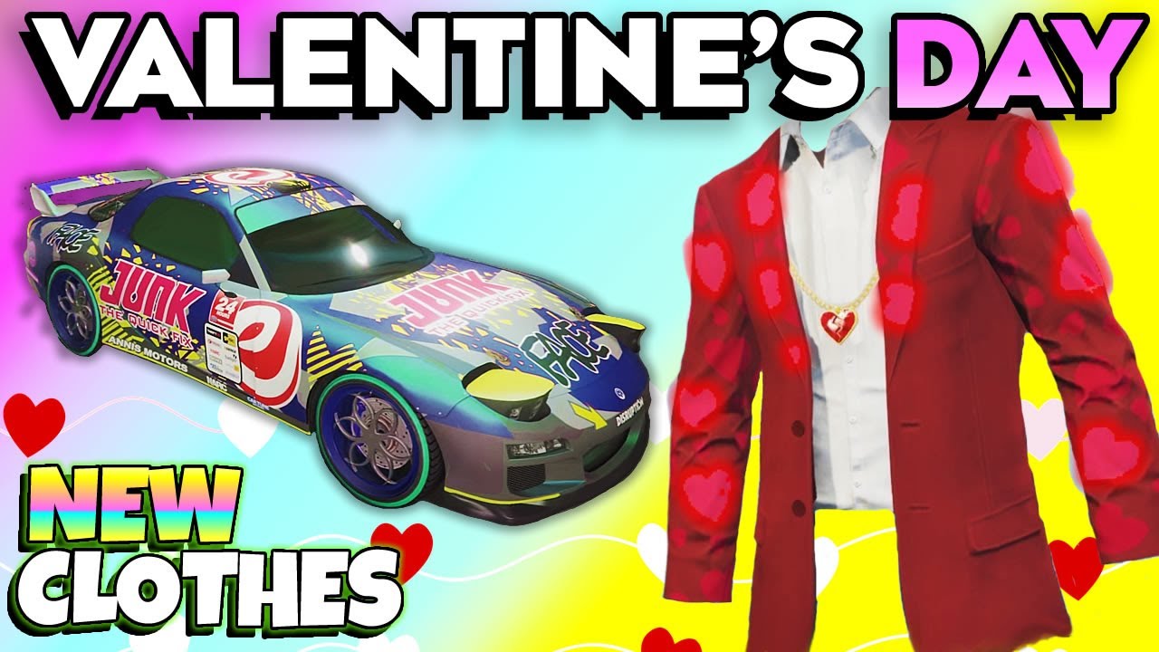 GTA 5 Online All Valentine's Day Clothing (Heartbreaker Robes, Pendant ...