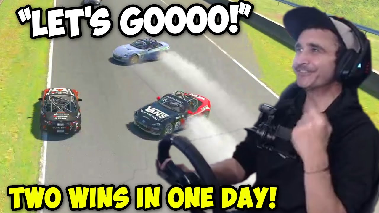 Summit1g GOES HARD & Wins 2 iRacing Races In ONE DAY! - YouTube