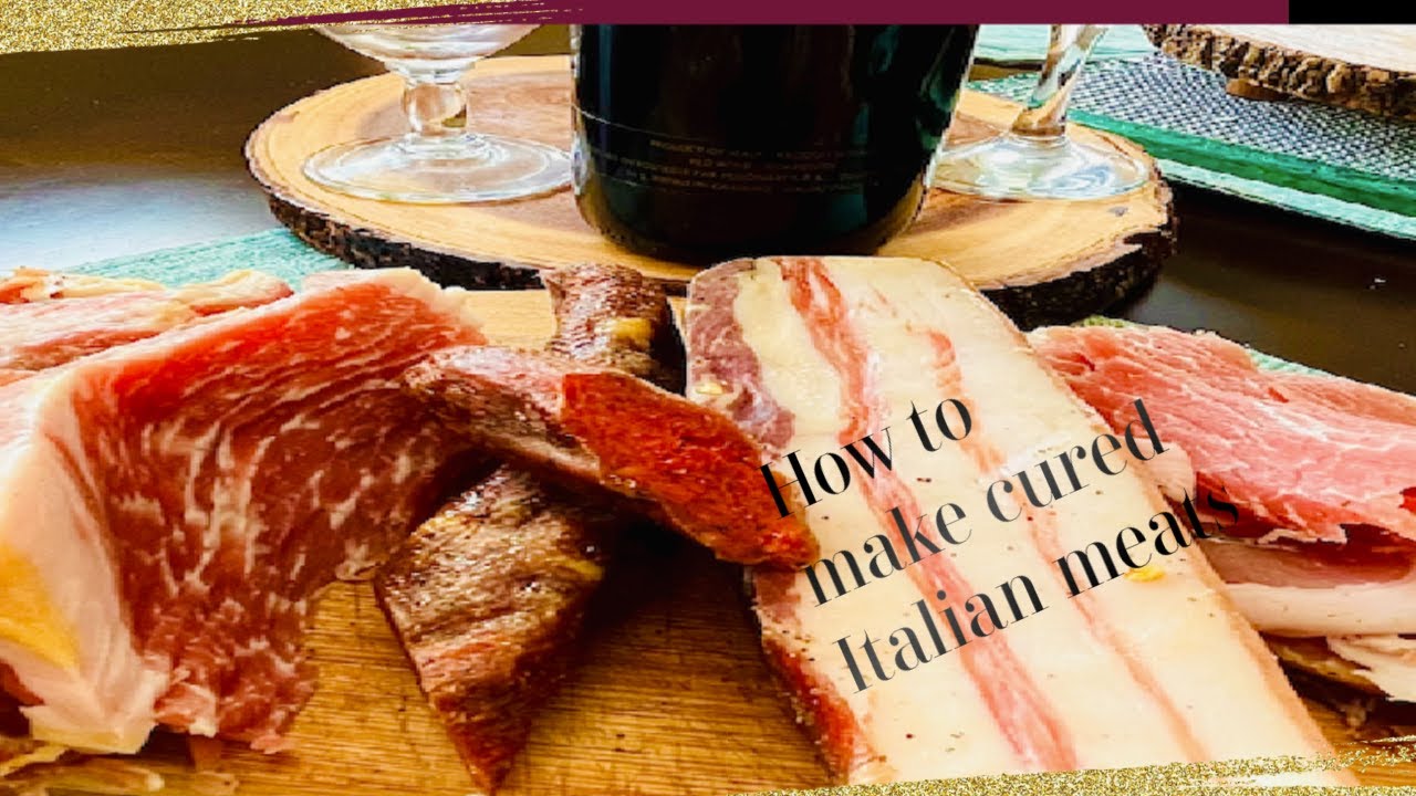 How to make Italian cured meats - YouTube