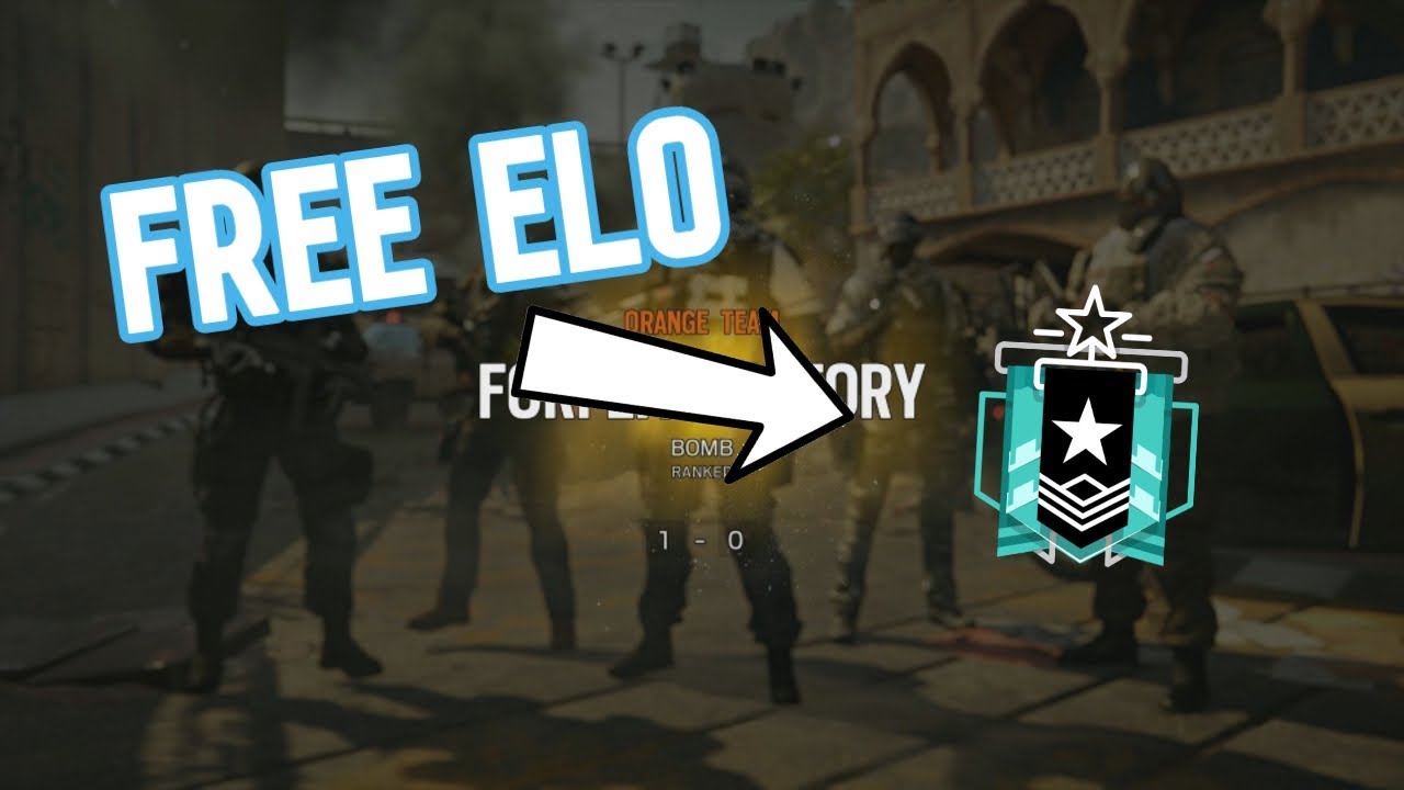 FREE ELO?! - Rainbow Six Siege - YouTube