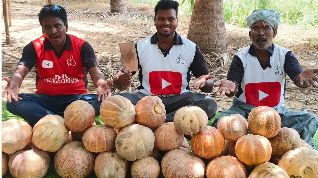 MUSK MELON JUICE |🍈| MULAM PALAM | 🚜🐄🌾 FARM FRESH FRUIT #trending # ...