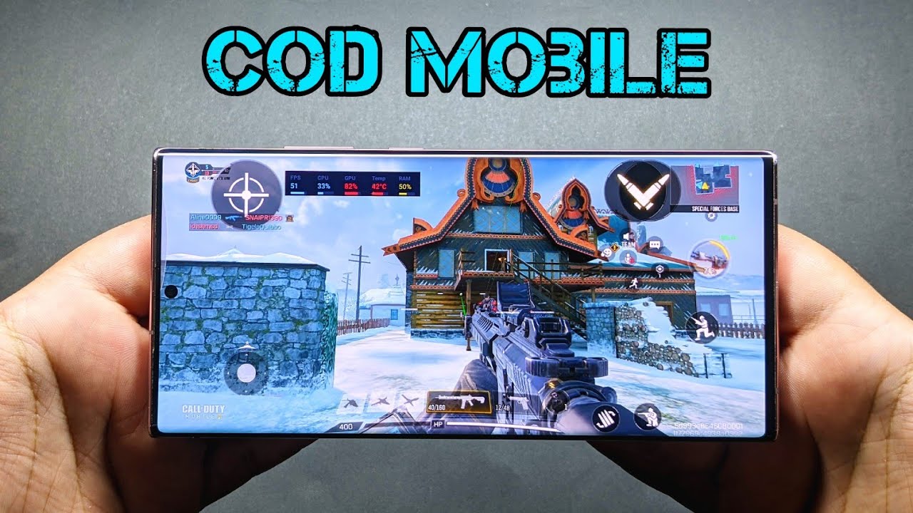 Samsung Galaxy Note 20 Ultra Call Of Duty Mobile Test | With FPS Meter ...