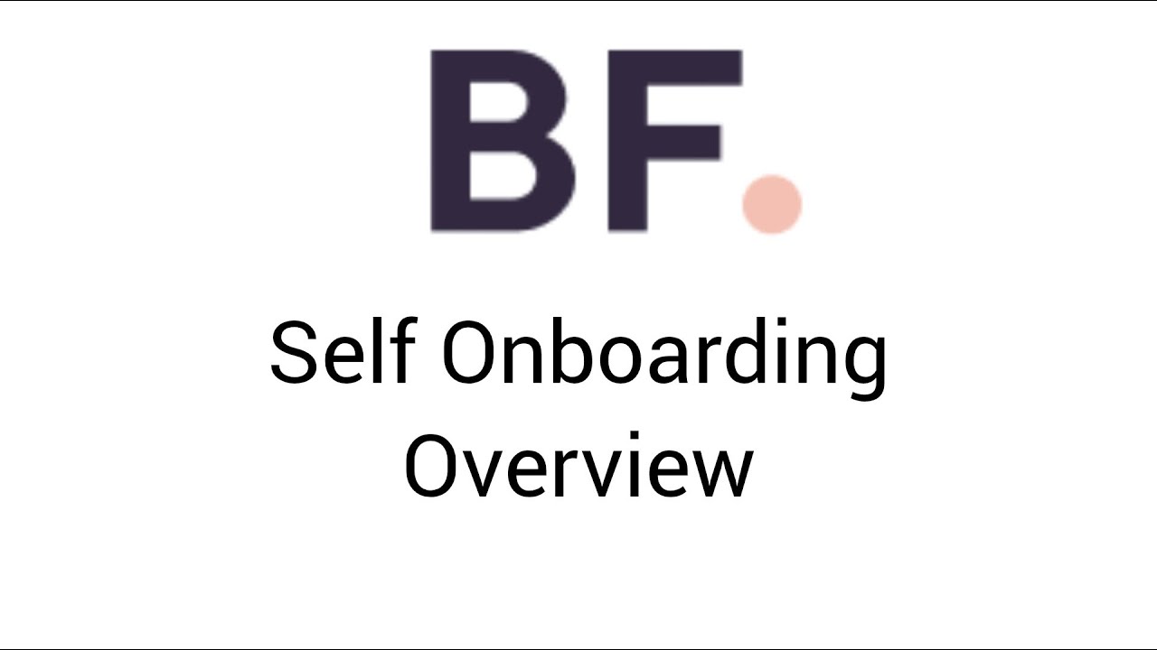 Self Onboarding Overview - YouTube