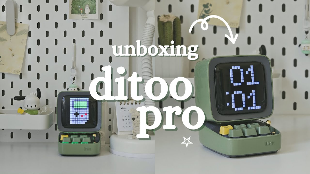 New Divoom DitooPro speaker | calm unboxing + review !! - YouTube