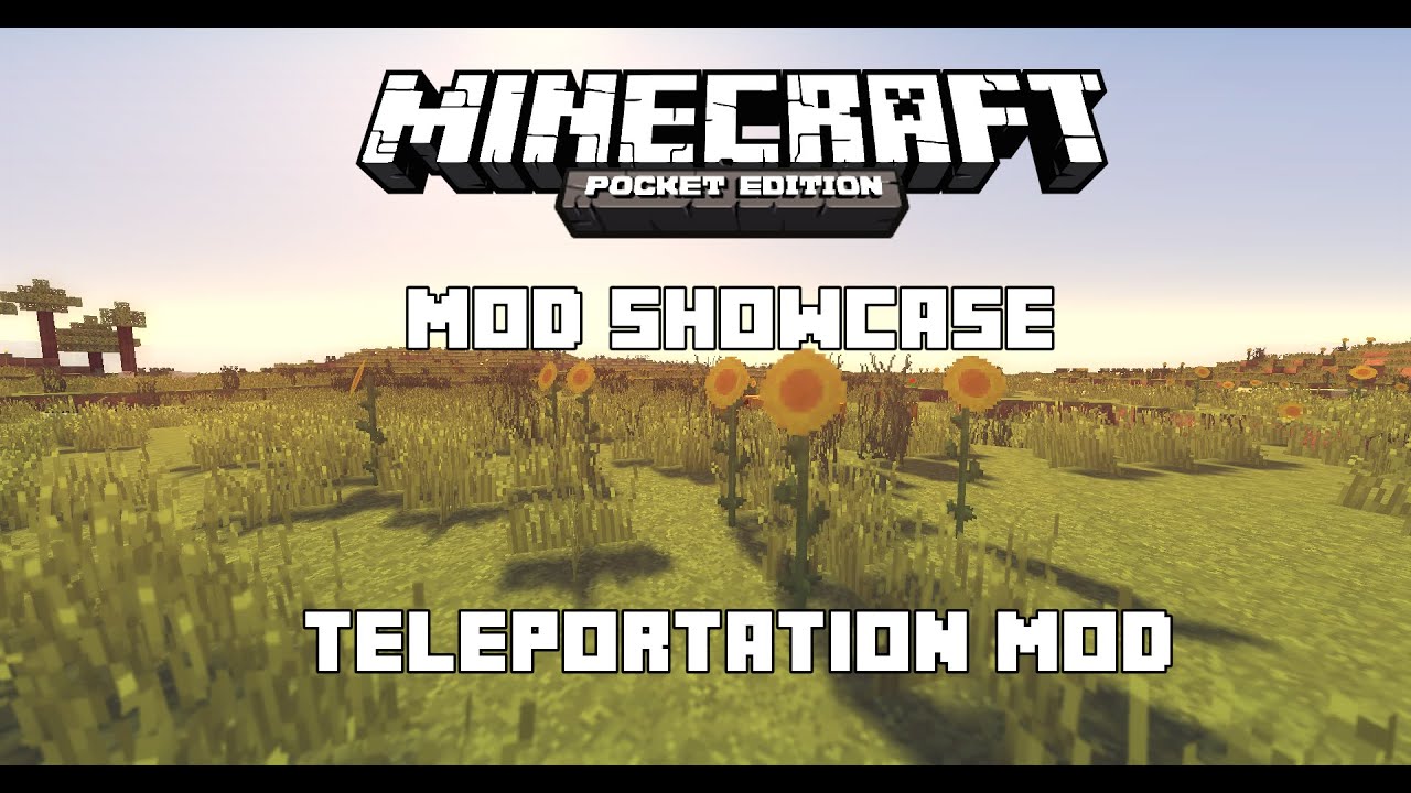 Minecraft Pocket Edition - Mod Showcase - Teleportation Mod for 0.13.1 ...