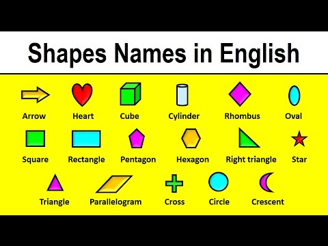 Shapes Names In English | Geometric Shapes | List Of All Shapes - YouTube