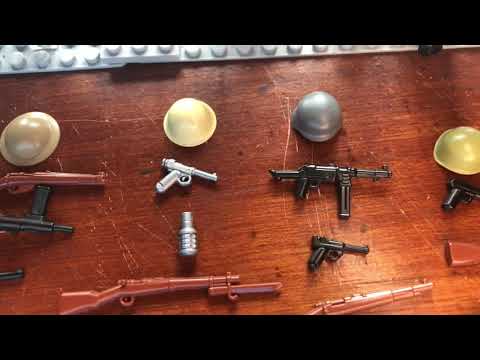 Brickarms WW2 weapons pack v3 review! - YouTube