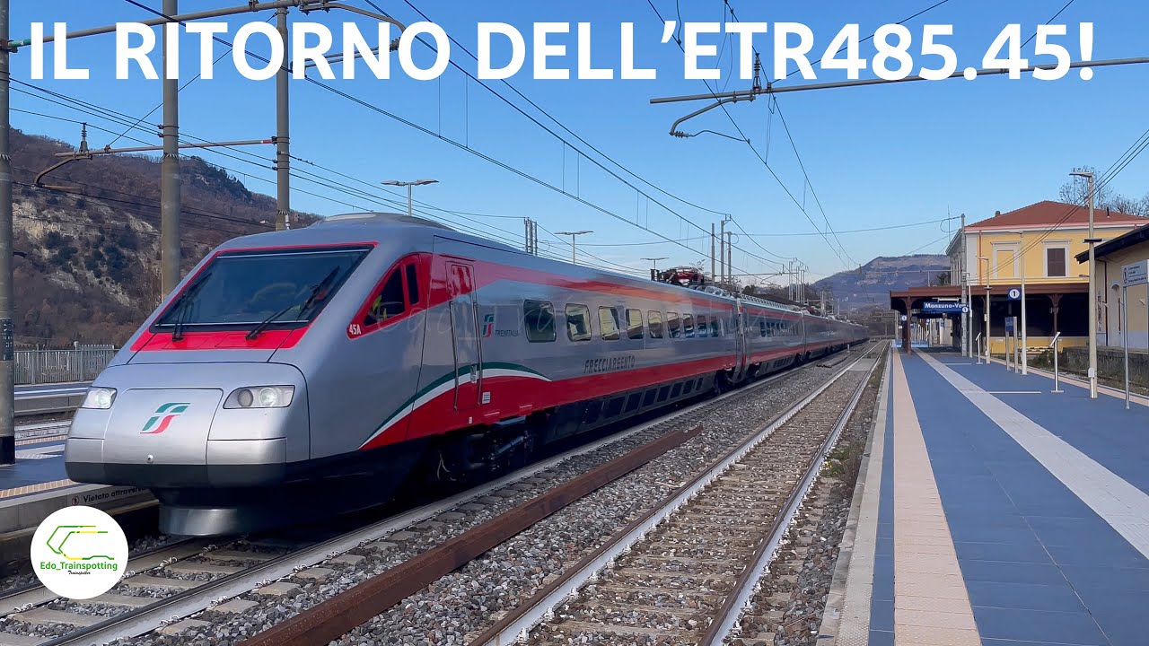 [4K60FPS] IL RITORNO DELL'ETR485.45 INCENDIATO A LASTRA A SIGNA: INVIO ...